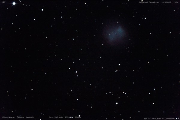 M27 – star-watcher.ch – DSLR Astrophotography
