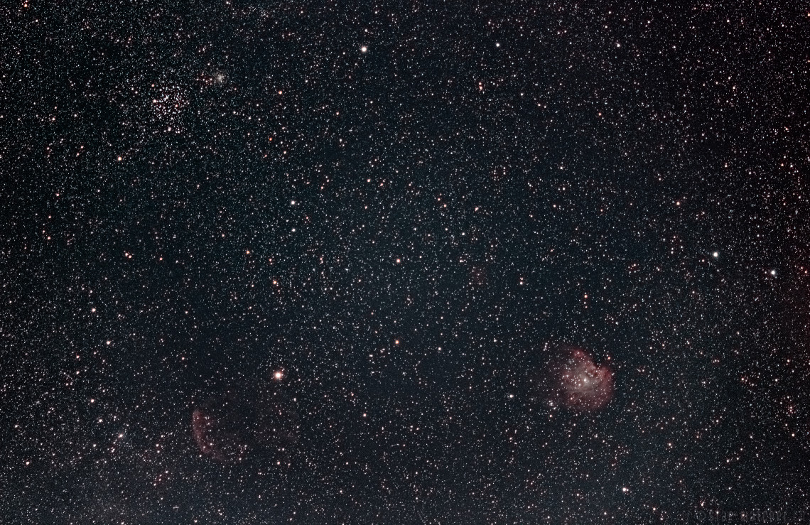 Monkey Head Nebula / M35 – star-watcher.ch – DSLR Astrophotography