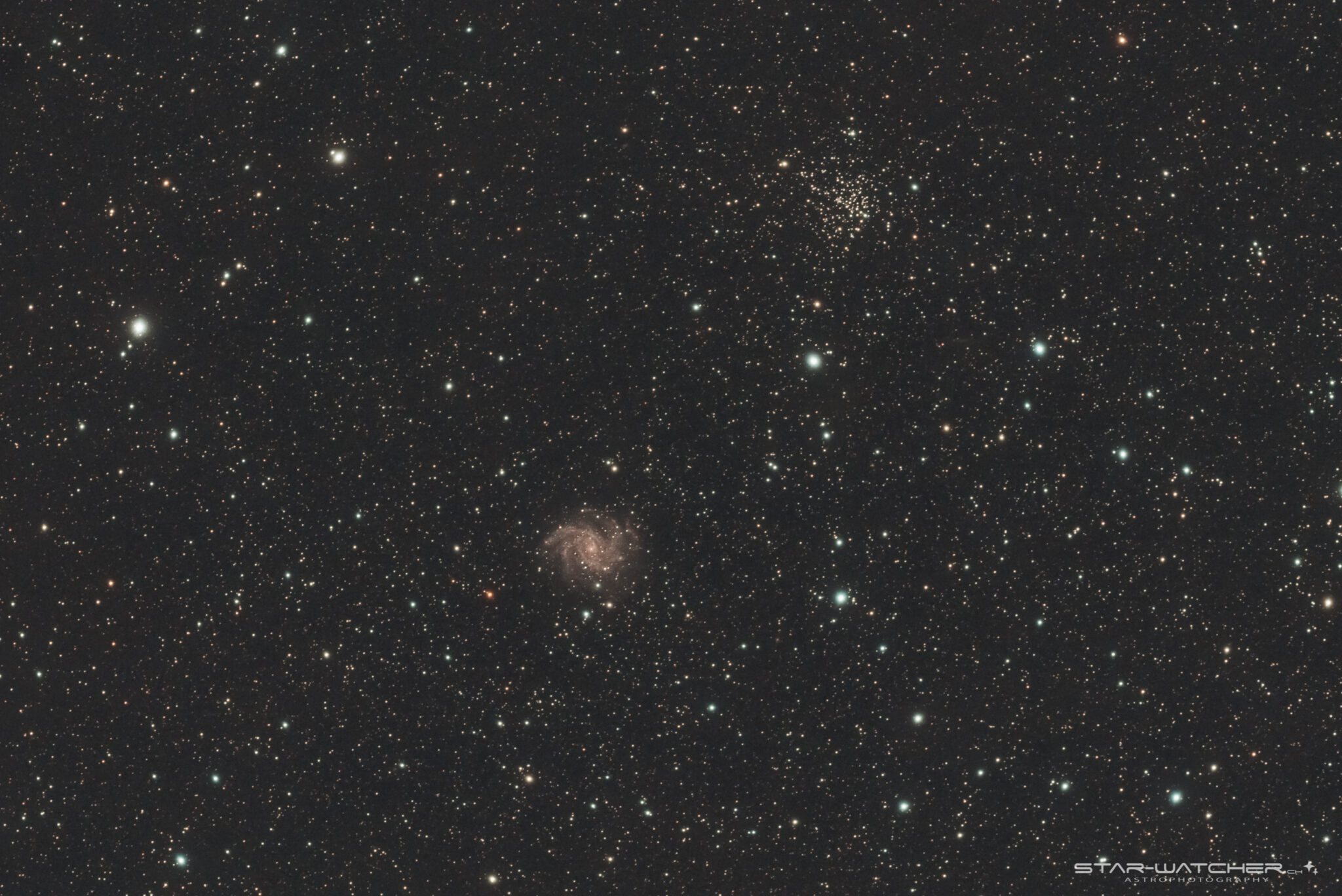 NGC6946 Fireworks Galaxy – star-watcher.ch – DSLR Astrophotography