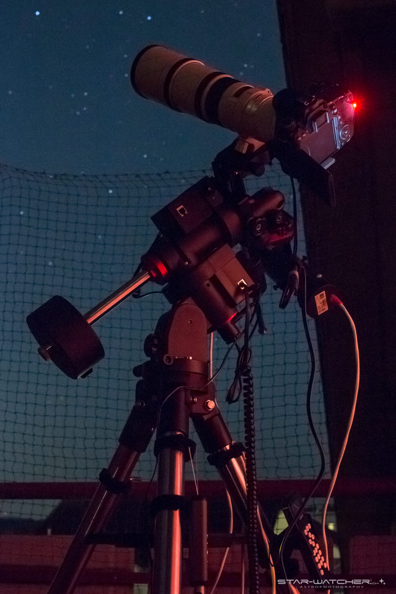 First Light – iOptron GEM28 – star-watcher.ch – DSLR Astrophotography