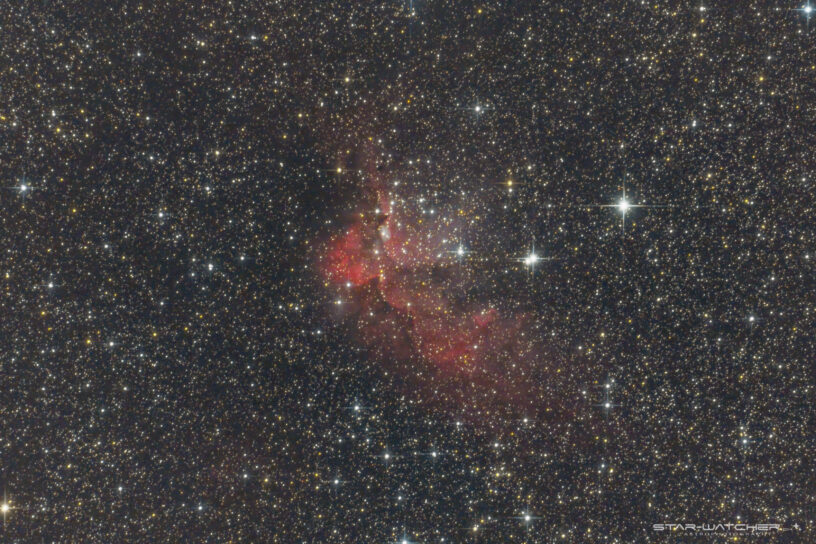 NGC 7380 Wizard Nebula – star-watcher.ch – DSLR Astrophotography
